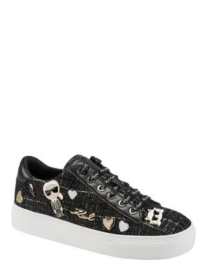 Karl Lagerfeld Paris Cate Pins Sneaker - Black