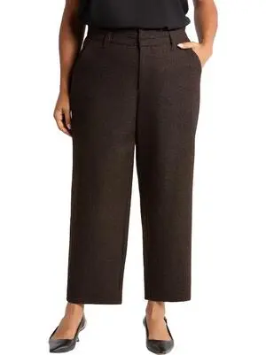 Wit & Wisdom Teagan Sky Rise Ankle Pants - Cold Brew