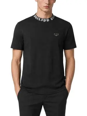 Philipp Plein T-shirt Round Neck Ss - Black
