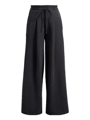 ADIDAS ORIGINALS Wide Leg Drawstring Pants - Black