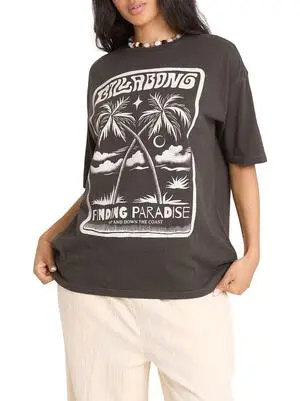 BILLABONG Tropical Filmore Graphic T-shirt - Off Black