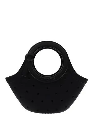 CROCS Medium Eva Tote Bag With Round Handle & Soft Touch Buckle - Black