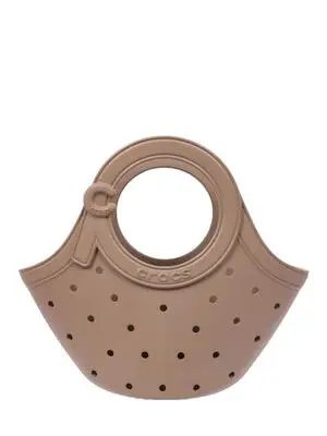 CROCS Medium Eva Tote Bag With Round Handle & Soft Touch Buckle - Latte