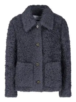 LARDINI Mohair Jacket - Gray