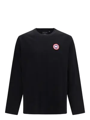 Canada Goose Vantage Ong Seeve T-shirt Mae - Black