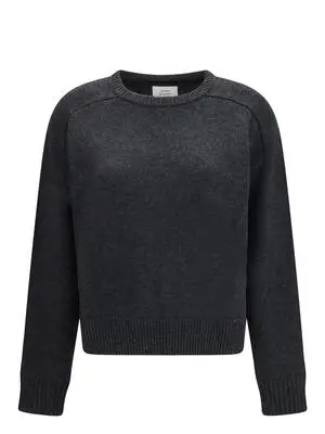 Loulou De Saison Breha Wool Cashmere Blend Sweater - Grey
