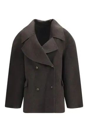 Loulou De Saison Neil Wool Cashmere Jacket - Brown