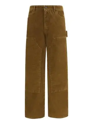 GOLDEN GOOSE Journey Painter Corduroy Pants - Brown