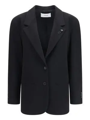 LARDINI Cashmere Blazer - Black
