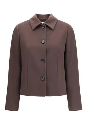 LARDINI Virgin Wool Jacket - Brown