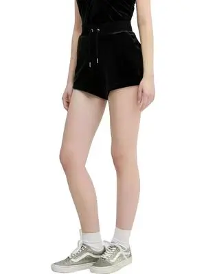 Juicy Couture Flap-pockets Mini Shorts - Black