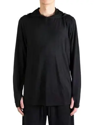 FREE FLY Thumb-slot Hoodie - Black