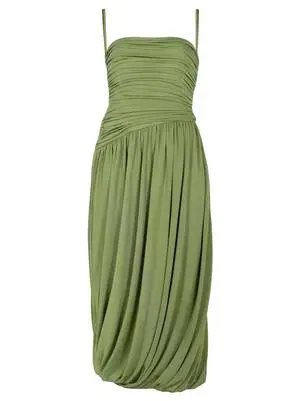 CINQ À SEPT Rosine Ruched Midi Dress
