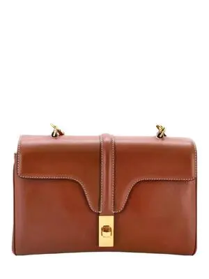 Celine Soft 16 Bag Smooth Calfskin Teen Shoulder Bag - Brown