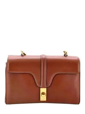 Celine Soft 16 Bag In Smooth Calfskin - Brown