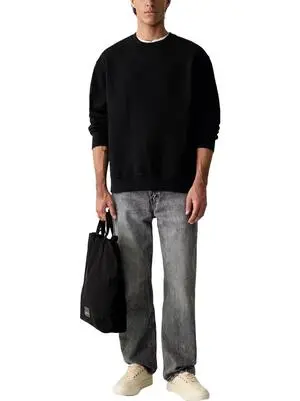 LEVI'S Logo-embroidered Sweatshirt - Black