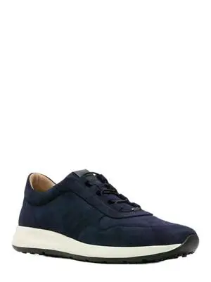 TOD'S Round Toe Lace Up Sneakers - Blue