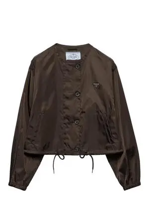 Prada Re-nylon Blouson Jacket - Brown