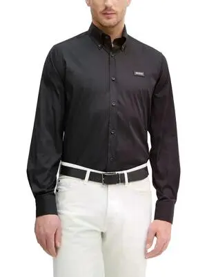 Paul & Shark Logo-patch Shirt - Black