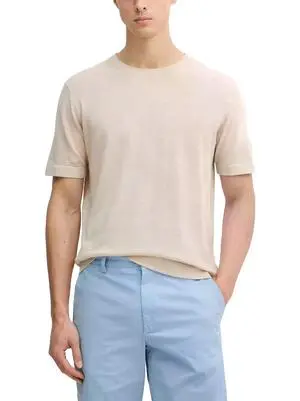 MOS MOSH Crew-neck T-shirt - Neutrals