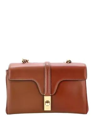 Celine Soft 16 Bag Smooth Calfskin Teen Shoulder Bag - Brown