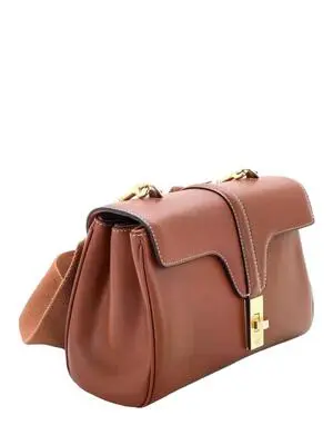 Celine Soft 16 Bag Smooth Calfskin Shoulder Bag - Brown