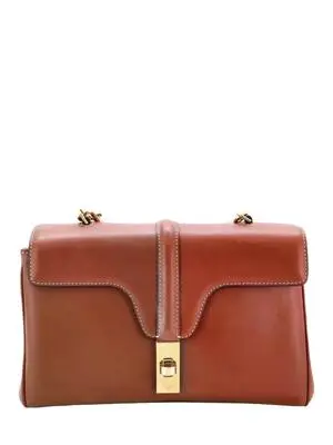 Celine Soft 16 Bag Smooth Calfskin Shoulder Bag - Brown