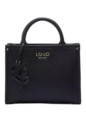 Liu Jo Leather Handbag With Charm - Black