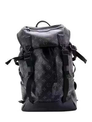 LOUIS VUITTON Monogram Eclipse Canvas Backpack - Black
