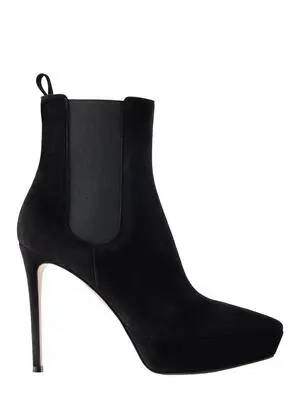 GIANVITO ROSSI Suede Ankle Boots - Black