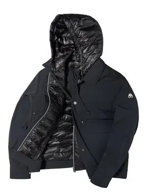 Moose Knuckles Brixton Down Trucker Jacket - Black