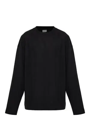 Dries Van Noten Hegland Oversized Long Sleeve T-shirt - Black