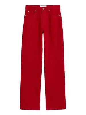 AMI AMI Paris Logo Patch Large-Fit Jeans
