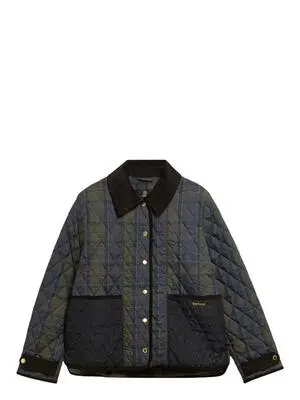 Barbour Ainsdale Checked Quilted Jacket - No