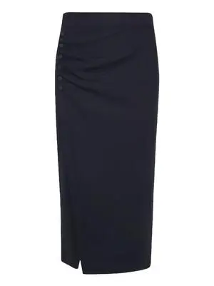 Emporio Armani Button-detailed Skirt - Black