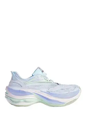 Balenciaga Jet Sneaker In Light Blue/lilac/lime - Light Blue/lavender/lime