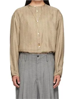HED MAYNER Printed Shirt - Green