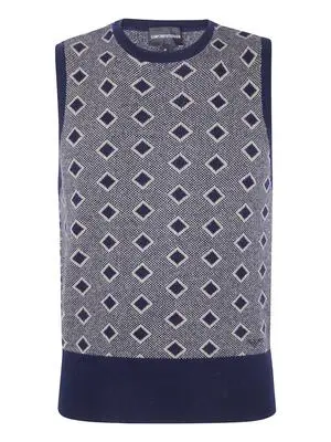 EMPORIO ARMANI Emporio Armani Crewneck Knitted Vest