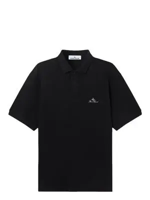 STONE ISLAND Regular-fit Polo Shirt With Archival Logo Embroidery