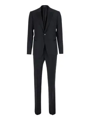 Emporio Armani Two-piece Tuxedo Suit - Black
