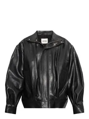 ARMA Arma Paulo Leather Bomber Jacket