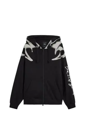 Y3 Zip-up Hoodie - Black