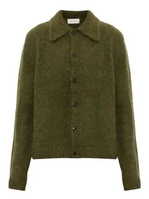 Dries Van Noten Long Sleeved Cardigan - Green