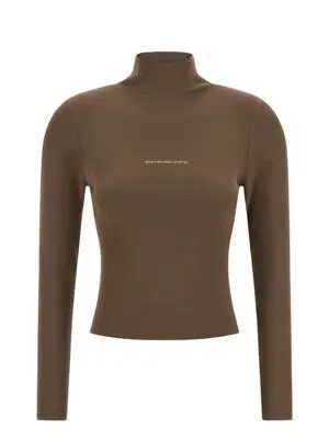 Alexander Wang High-neck Top - Beige