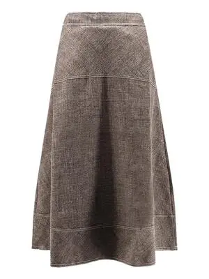 Soeur Janelle Fringed A-line Skirt - No
