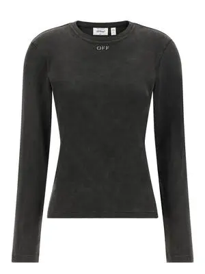 Off-White Off Stamp' T-shirt - Black