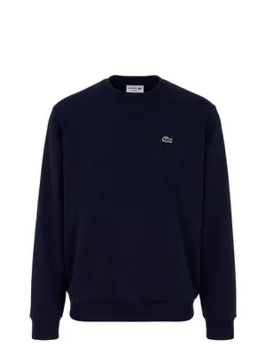 Lacoste Crewneck Long-sleeved Sweatshirt - Navy Blue