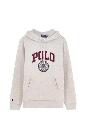Polo Ralph Lauren Polo Ralph Lauren Logo Fleece Hoodie Grey
