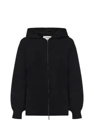 Max Mara Long-sleeve Hooded Sweatshirt - Black