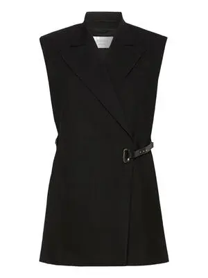 SPORTMAX Sportmax Belted Sleeveless Blazer